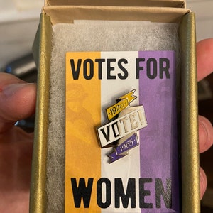 Women's Suffrage Pin United States Women's History Hard Enamel Pin ...