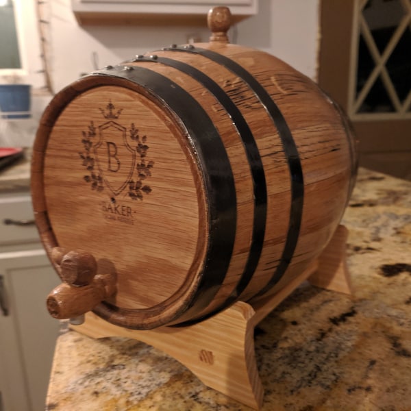 Whiskey Wooden WHITE OAK BARREL Perfect for Friend Gift Five Liter ...