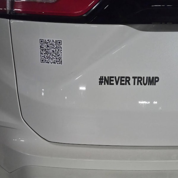 F*ck Trump QR Code Sticker / Magnet, Subtle Anti Trump Bumper Sticker ...