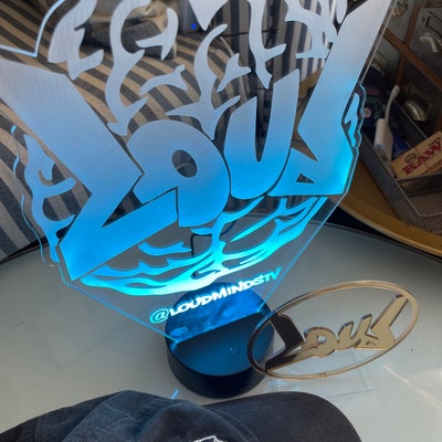 Custom Made LED Acrylic Light up Centerpieces Create Your Own Logo or ...