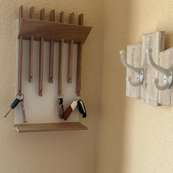 Modern Entryway Key Holder, Key Shelf, Key Organizer Modern, Key Holder ...