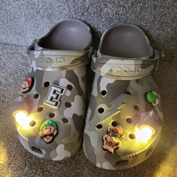 3D Printed Lightning Bolt Croc Charm, - Etsy