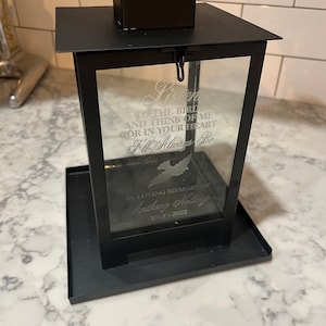 Memorial Table Top Plaque Personalized Memorial Heart Home - Etsy