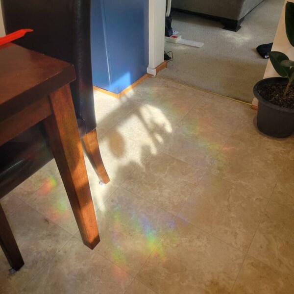 Sun Shaped Suncatcher, Window Sticker, Rainbow Maker, Static Cling ...