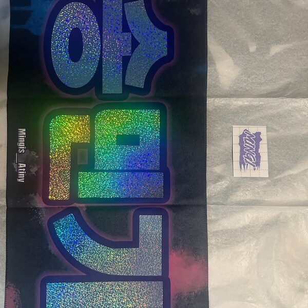 N. Flying Group Moonshot Inspired Fabric Slogan Banner Cheering Kit for ...