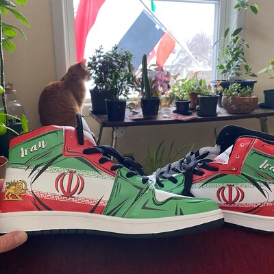 Israel Flag High Top Shoes, National Flag, Israel Flag, Israeli Flag ...