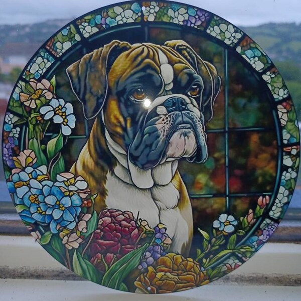 Boxer Dog Sign, Metal Dog Plaque, Wreath Sign, Front Door Wreath - Etsy