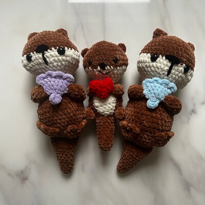 Amigurumi Otter Pattern, Plush Pattern, PDF Pattern, Stuffed Otter Toy ...