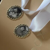 In Memory Groom Pin/wedding Photo Charm/kilt Pin/bouquet Charm ...