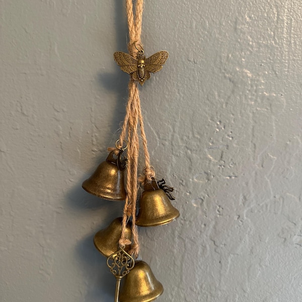 Hanging Bee Witch Bells for Doorknob, Celtic Door Bells, Door ...