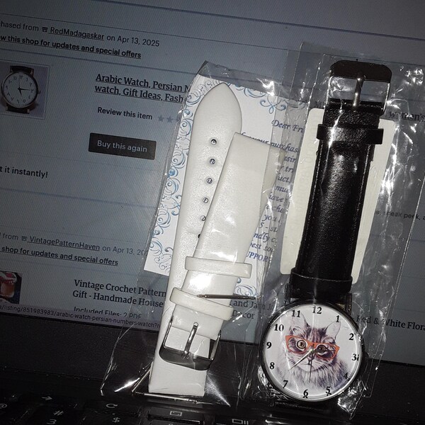 Wrist Watch With Date Palm, Palm Tree Watch, Minimalist Watch, Watch ...