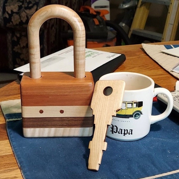 Wood Padlock - Etsy