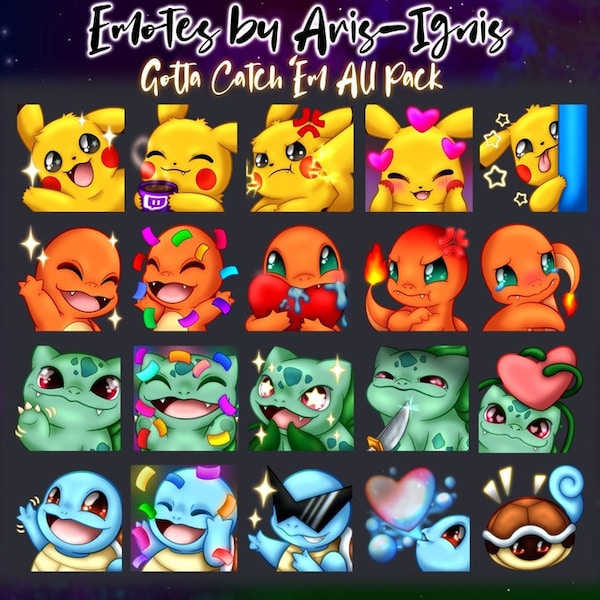 Alolan Vulpix Emotes / Love, Bread, Cry, Hype, Rage - Etsy