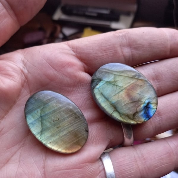 Grade AAA Rainbow Moonstone Jewelry-attractive Blue Flash Moonstone ...