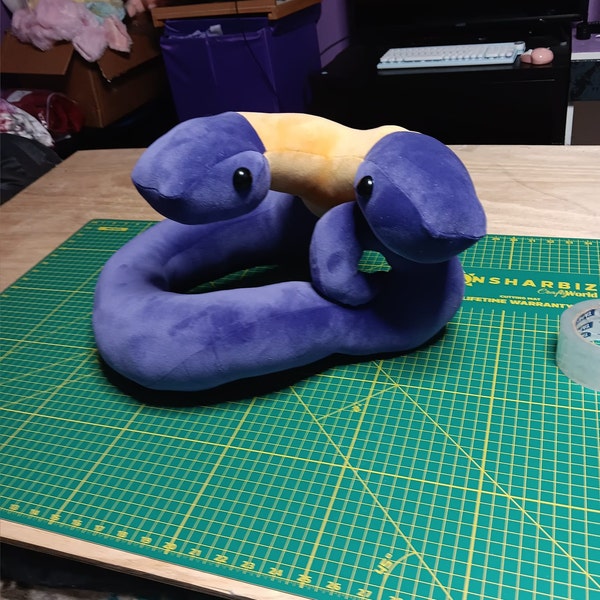 Danger Noodle Plushie PDF Sewing Pattern/ Cobra, Python, Two Head Snake/ Memory Animal - Etsy