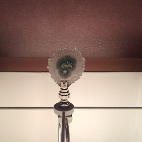 Finials for Lamps - Crystal Slice Lamp Finial - White Crystal Lamp ...