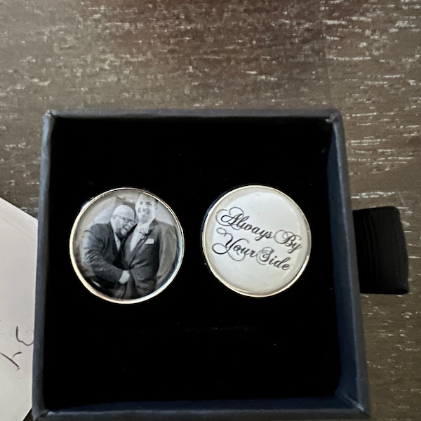 Custom Photo Cuff Links, Memorial Cuff Links, Wedding Cufflinks ...