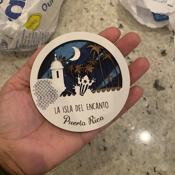 Puerto Rico Fridge Magnet: Coqui, Garita, El Morro Souvenir - Etsy