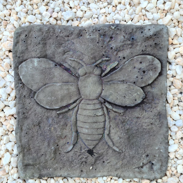 Solid Rock Stoneworks Bee Stepping Stone - Etsy