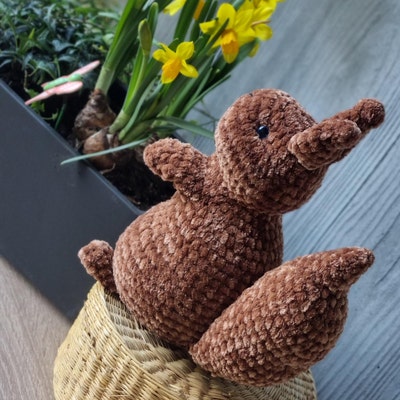 Crochet Pattern Squirrel / Crochet PATTERN Plush Toy / Amigurumi Stuff ...