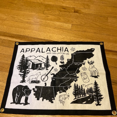 West Virginia Sticker. Blue and Gold Mountains. Mountain - Etsy