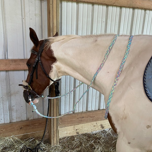 Custom Western Split Riding Reins - Etsy
