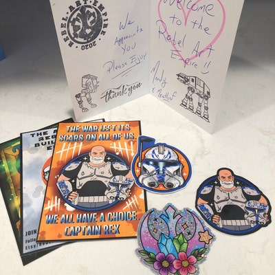 Captain Rex and Clone Helmet 3 Inch Sticker - Etsy