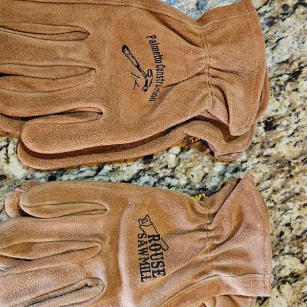 Custom Cowboy Gift, Western Trucker Hat, Leather Work Gloves, Roping ...