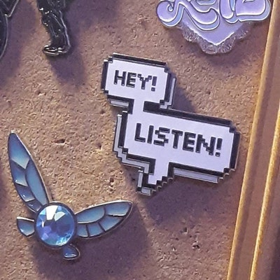 The Legend of Zelda Hey Listen Navi Pin Set - Etsy