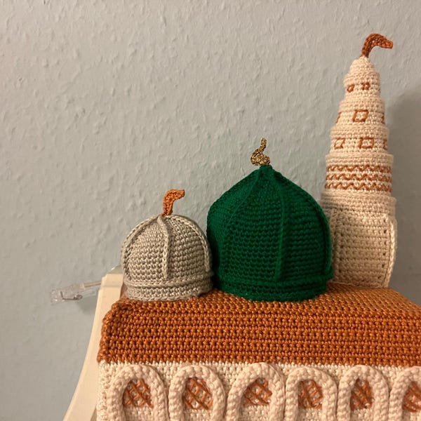 3 in 1, Crochet Pattern, Masjid Al Aqsa Kaaba and Masjid Nabawi, Mini ...