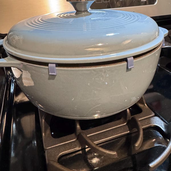 Dutch Oven Lid Protector Clips Set of 6 Made to Fit LE CREUSET STAUB ...
