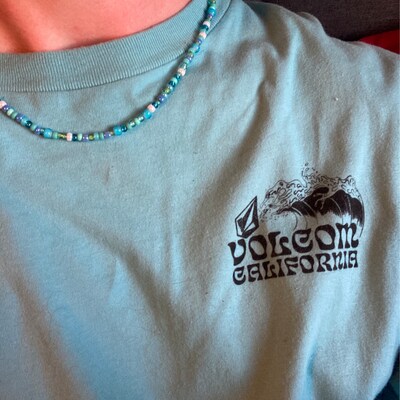 Surfer Necklace, Beach Choker, Beach Necklace, Surfer Choker, Mens Surf ...