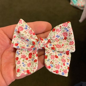 Hair Bow Pattern, 2 Sizes PDF Baby Bow Pattern, DIY Hair Bow, Baby Hair ...