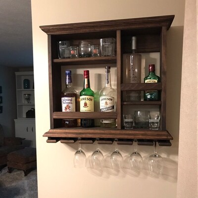 Mini Bar Weathered Gray Stain Minimalist Style 25 X - Etsy