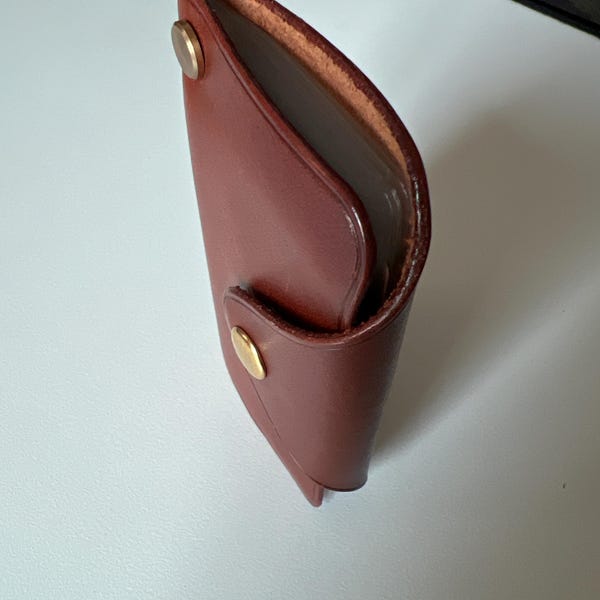 Leather Key Pocket Leather Car Keychain Personalized Key Pouch Handmade ...