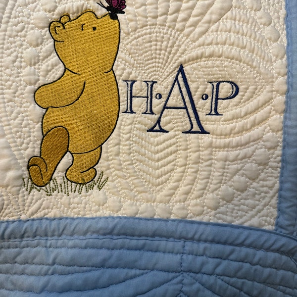 2" Ryan Open Satin Stitch Classic Serif Type Boy Monogram Stacked ...