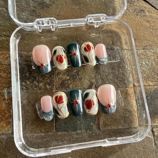 League of Legends Jinx Nail Art, Pink & Blue Graffiti Stiletto Nails ...