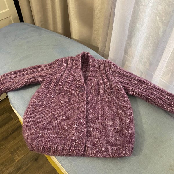Premature Baby Cardigan Knitting Pattern Small Baby DK / 8 Ply Yarn 10 ...