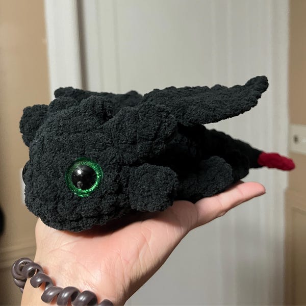Mini Crochet Plush Fury/plush Night Fury/ Light Fury - Etsy