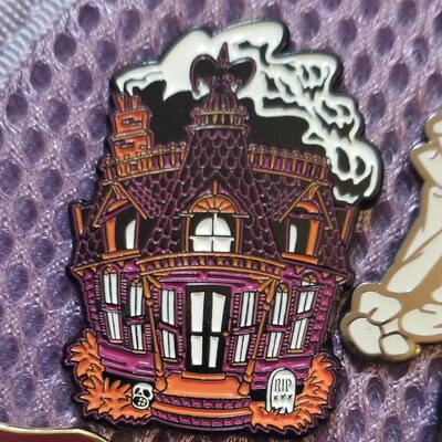 Witch Halloween Hooligan Enamel Pin - Etsy