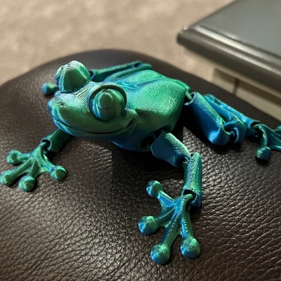 Cute Flexi Print-in-place Frog STL File for 3D Printing - Etsy