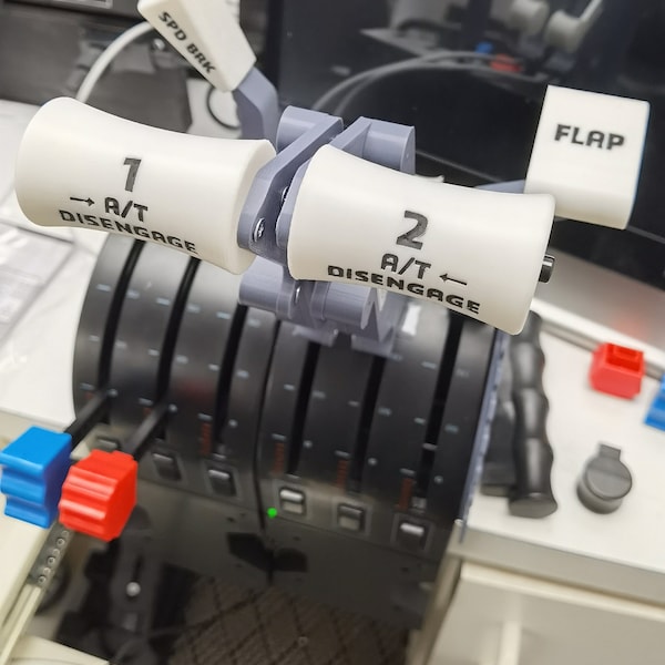 Boeing 737 Thrust Levers for Saitek Pro Flight Throttle Quadrant ...