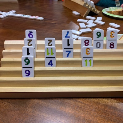 Premium Domino / Rummikub Rack Set of 4 - Etsy