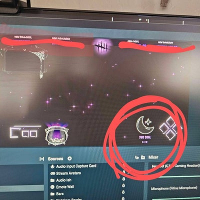 Twitchyoutube Circular Goal Bar Widget Streamlabs and Streamelements - Etsy
