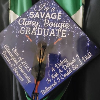Graduation Cap Topper Label/criminal Justice Major/ Future FBI - Etsy