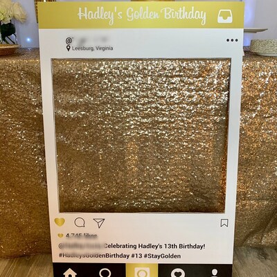 Instagram Frame Prop, Instagram Frame, Instagram Prop, Photo Booth ...