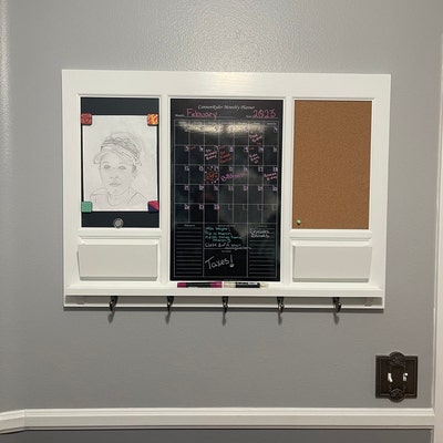 Shutterfly Calendar Family Calendar Holder Mail Organizer Double Pocket ...