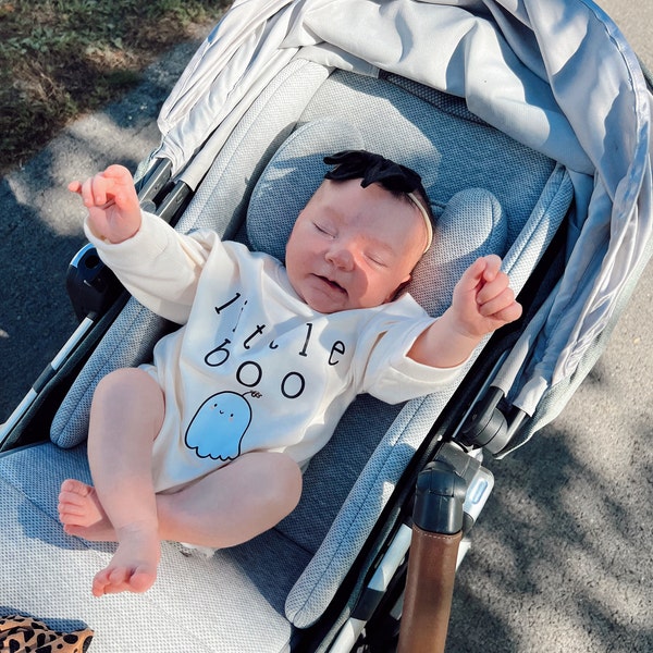 Little Boo Baby Romper, Bubble Romper, Toddler Baby Halloween Bodysuit ...