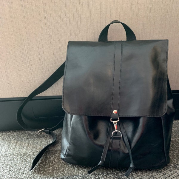 Cute Leather Backpack, Leather Backpack, Women Backpack, Monogrammed ...