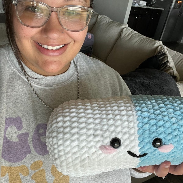 PATTERN ONLY Piper the Pill Pal Crochet Amigurumi English Pattern US ...